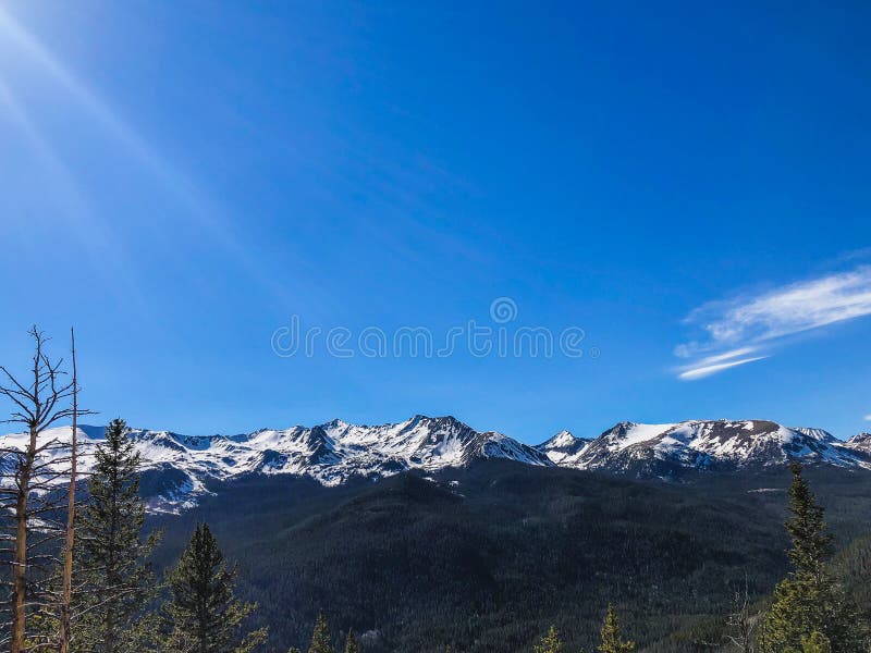 Rocky Mountain National Park Scenic View Stock Photo - Image of ...