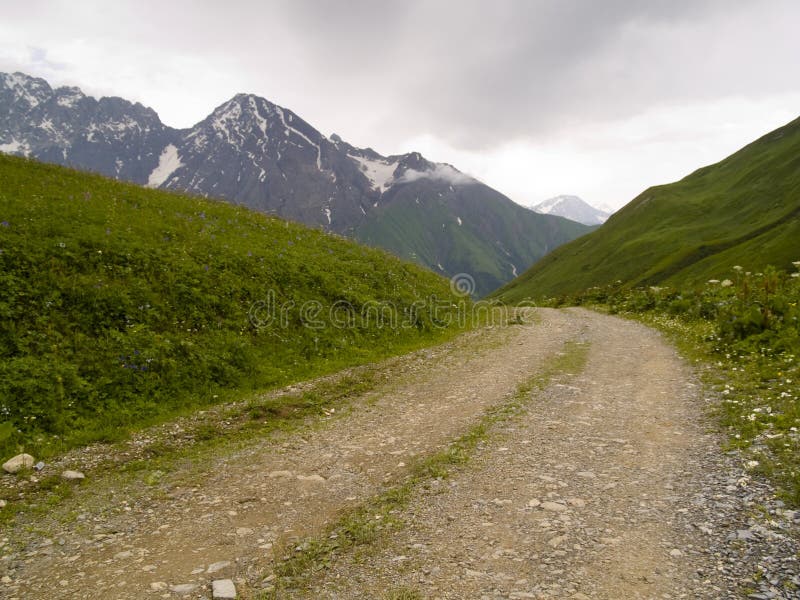 Rocky mountain path stock image. Image of outdoor, rain - 9035545