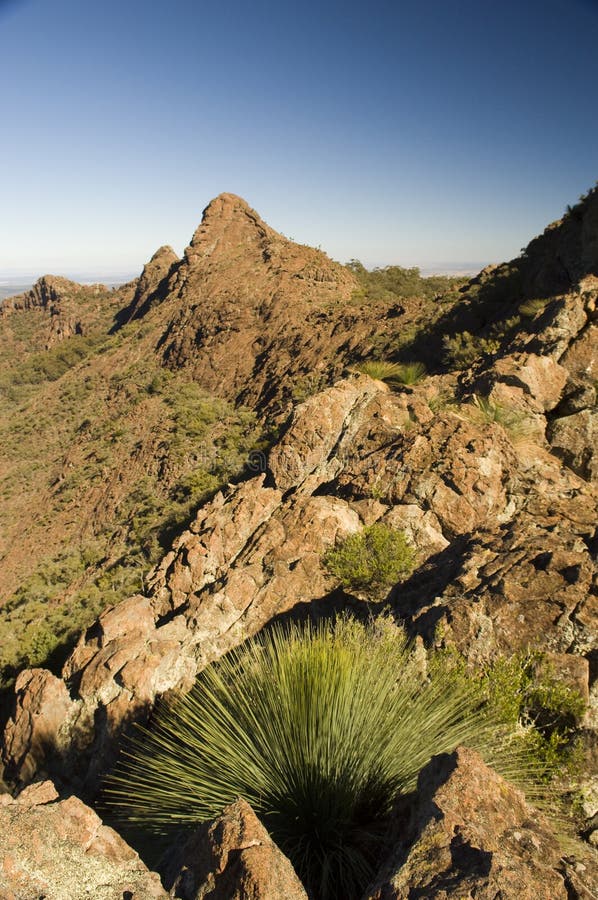 Rocky Mountain Ridge stock photo. Image of orange, crest - 15246330