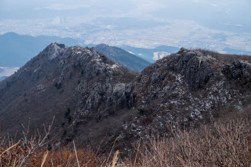 Rocky mountain ridge stock photo. Image of mountain - 109723578