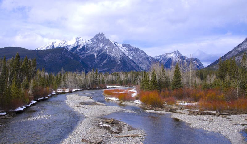Rocky Mountain River stock photo. Image of beautiful - 14115690