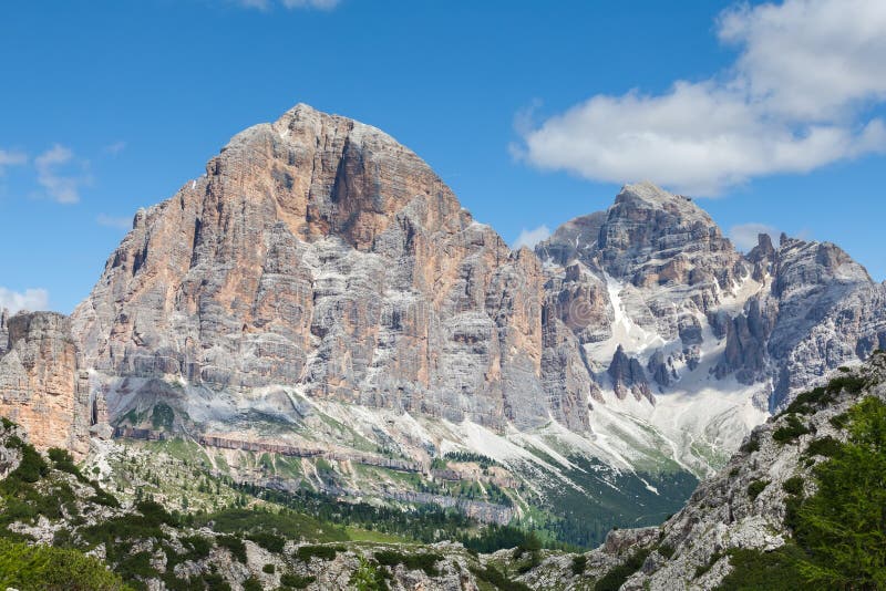 Rocky Mountain Scenery, Dolomites, Italy Stock Image - Image of ...