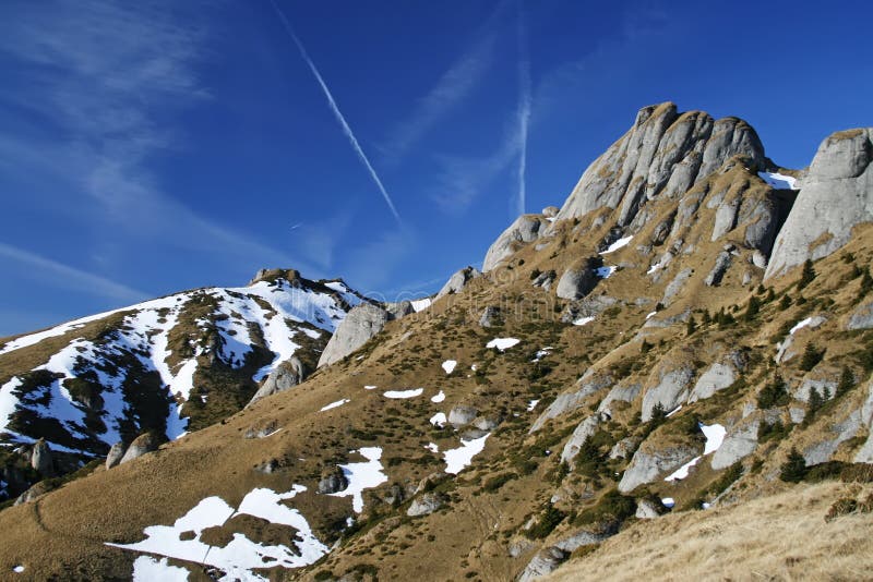 Rocky mountain slide stock image. Image of carpathians - 12093543