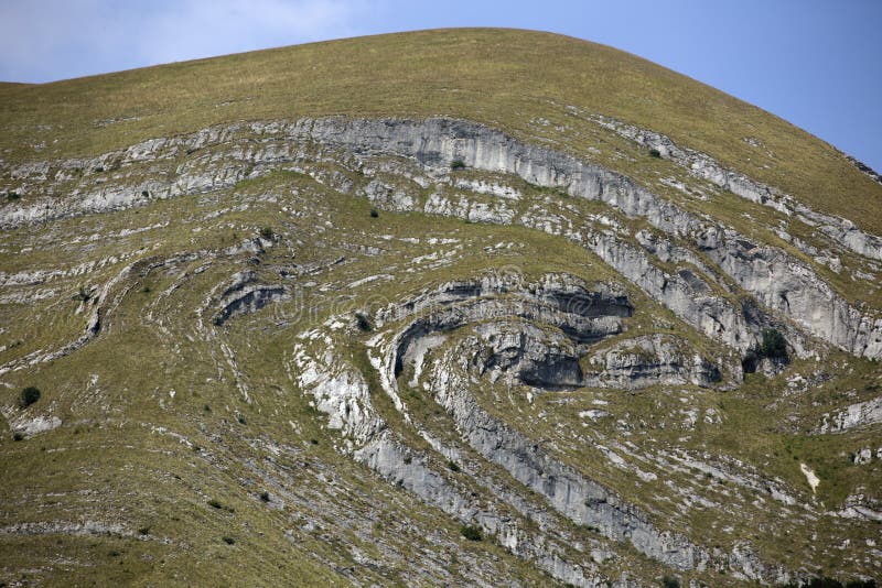 The Rocky Mountain Structure Stock Image - Image of natural, island ...