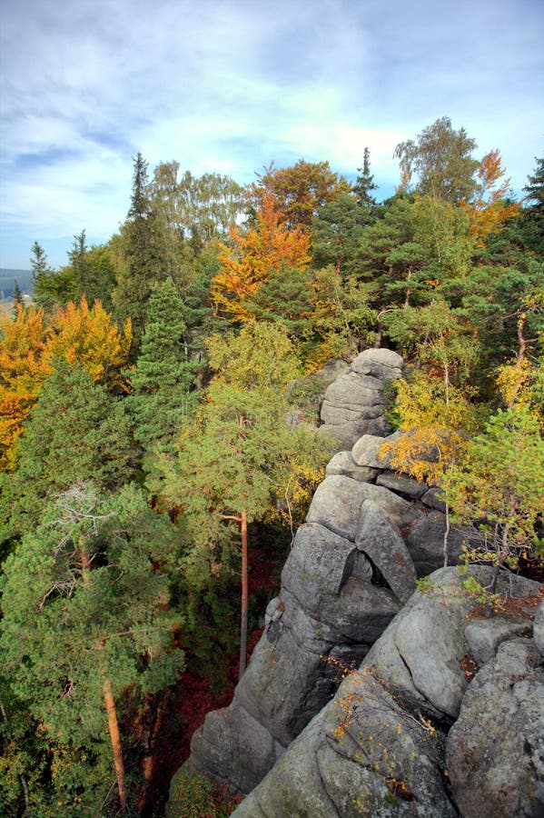 Rocky mountains in fall stock image. Image of colorful - 12725663