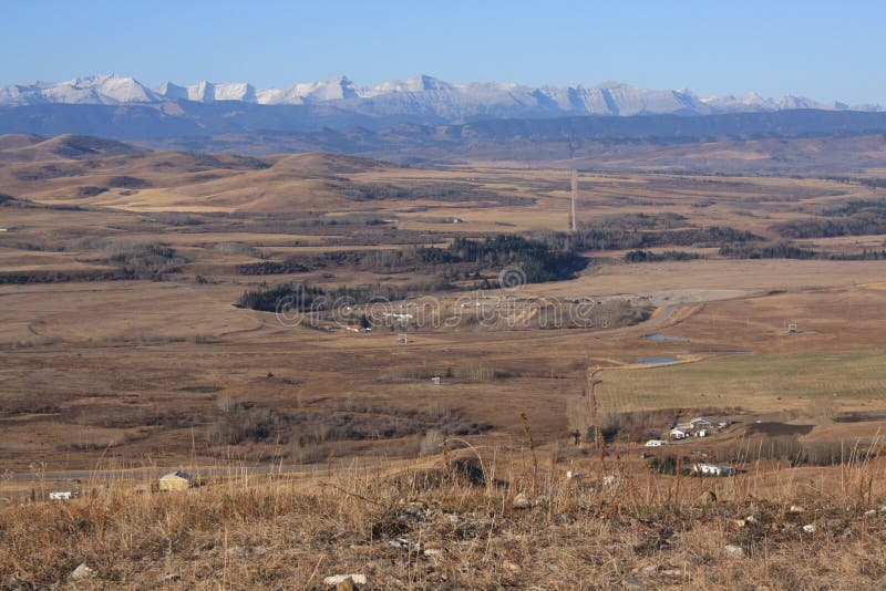 Rocky Mountains and Foothills Stock Image - Image of rocky, ranching ...