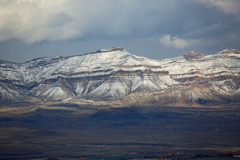 Rocky Mountains in Grand Junction Stock Image - Image of outdoors ...