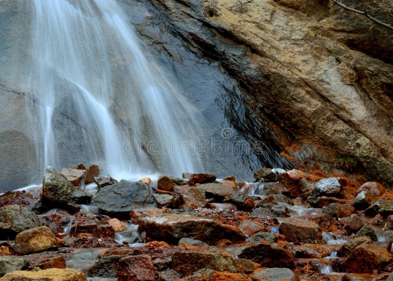 Rocky Mountains Stream stock image. Image of water, river - 30366673