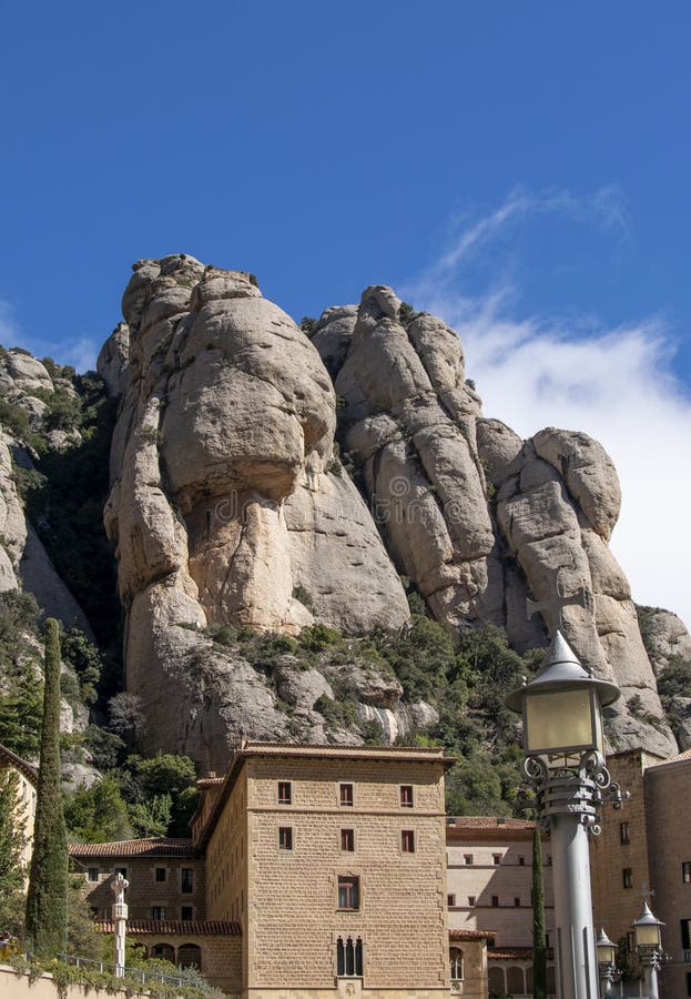 Monastery in Front of the Rocks. Stock Photo - Image of fortification ...