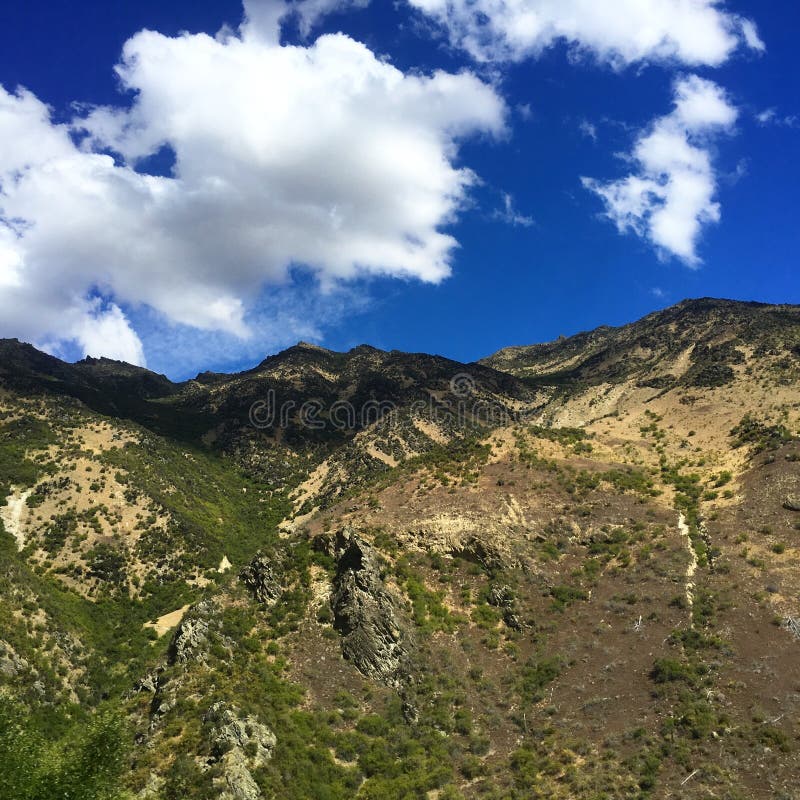 Rocky Mountains View Top Point Stock Photo - Image of rocky, point ...