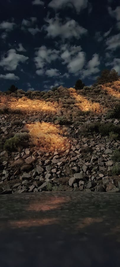 Rocky night sky stock photo. Image of night, sunlight - 223080072