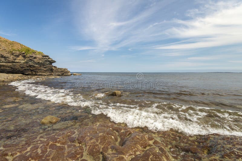 Rocky Ocean Beach stock image. Image of travel, sundown - 32208127