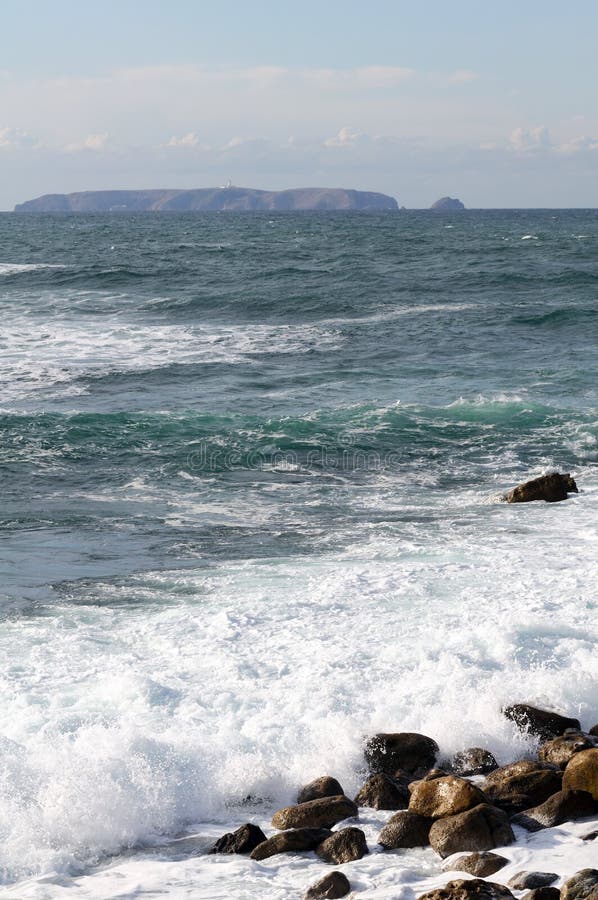 Rocky ocean coast stock image. Image of wave, cliff, coast - 7153489