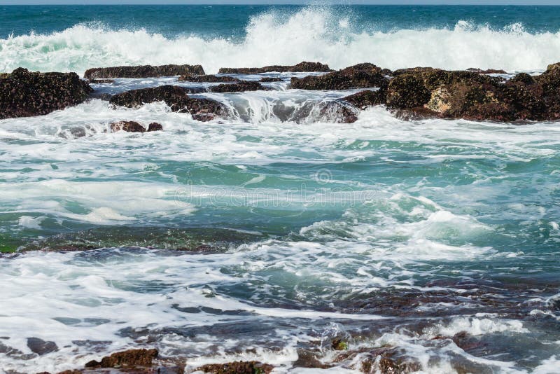 Rocky Ocean Tidal Pools stock image. Image of power, pools - 77109711