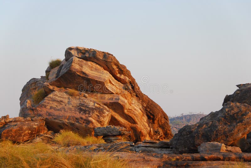 Rocky outcropping stock image. Image of strata, outback - 7332771