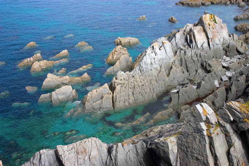 Rocky Outcrops in the Ocean Stock Image - Image of coastal, beach: 20913593