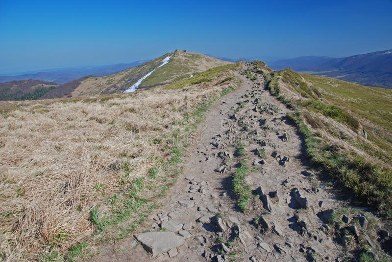 Rocky Path stock photo. Image of stone, spring, mountains - 25782134
