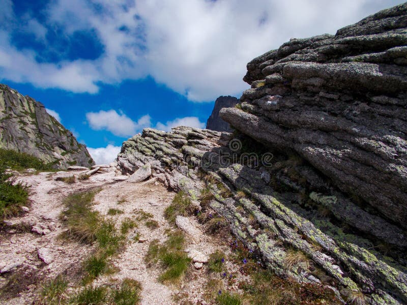 Rocky path stock photo. Image of scenery, hiking, rocky - 190253492