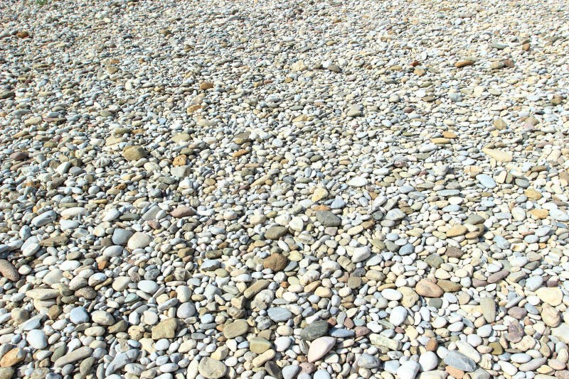 Rocky pebbles on the beach stock image. Image of deposits - 196860013