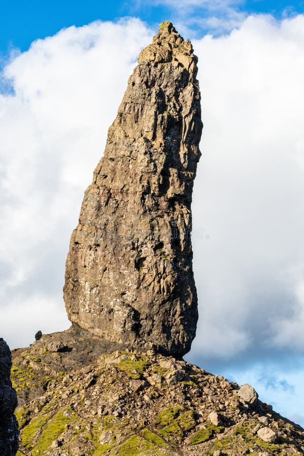 Rocky Pinnacle of the Old Man of Storr Cliffs in the Isle of Skye in ...