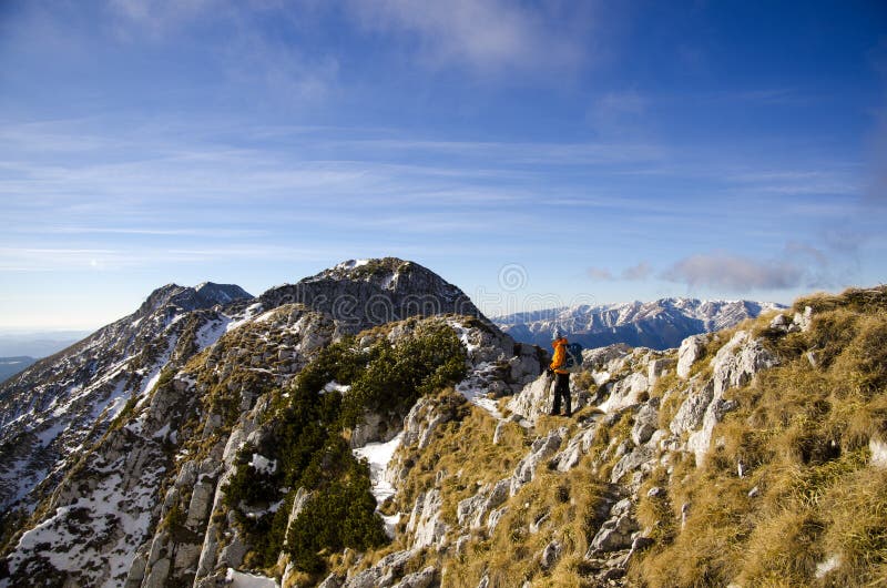 Rocky ridge editorial photography. Image of blue, enjoyment - 36889907