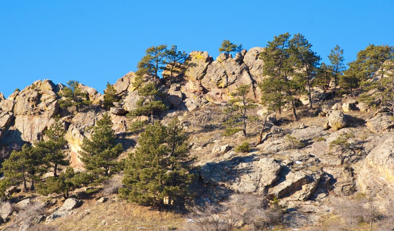 Rocky Ridge Top stock image. Image of peaceful, mountains - 11962875