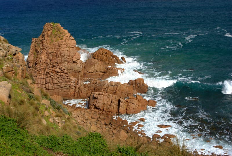 Rocky seascape stock photo. Image of stone, rock, coastal - 24497584