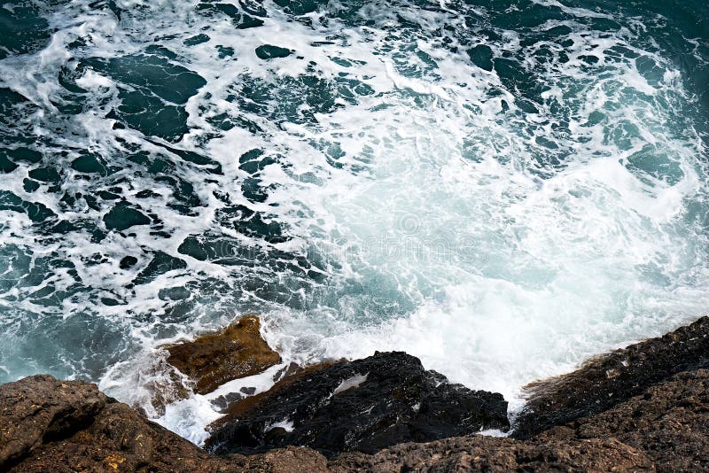 Tidal Bore. the Wave Rolls Onto the Seashore, Which is Covered with ...