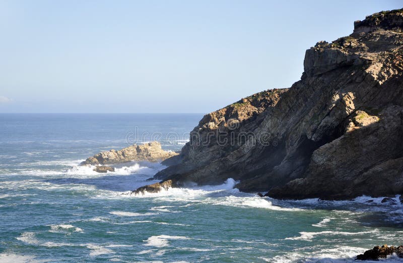 Rocky Shoreline. stock photo. Image of western, cape - 20245780