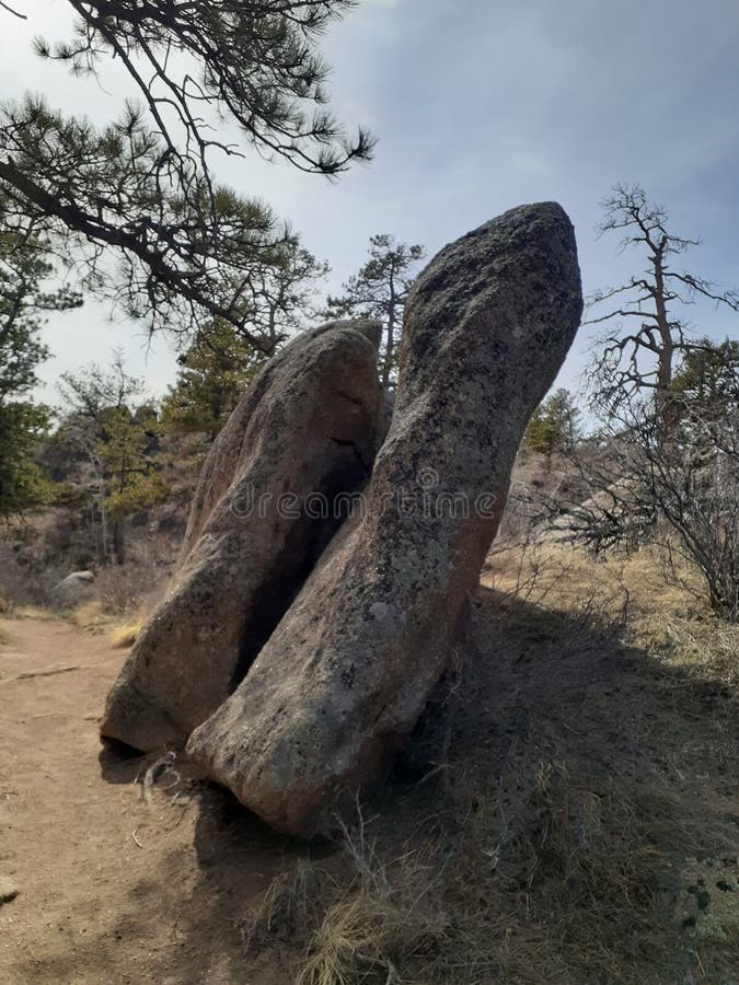 Rocky stack on mountain stock photo. Image of boulder - 244704606