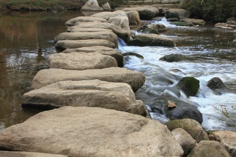 Rocky Stream Running Water stock photo. Image of moss - 16868534