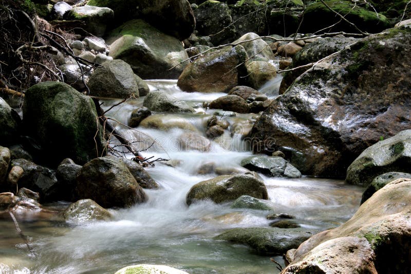 Rocky Stream Time Lapse stock image. Image of rocky, passing - 82261731