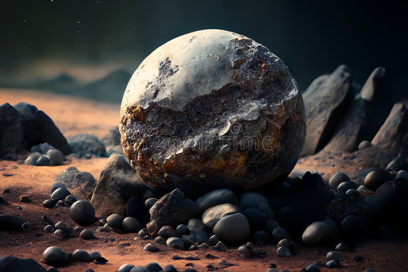 The Rocky Surface of the Planet Pluto in the Solar System Stock ...