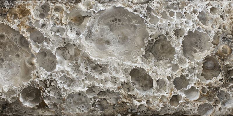 Rocky Surface with a Textured Pattern in Grayscale Highlighting the ...