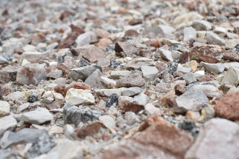 Rocky Terrain Close Up Texture Stock Photo - Image of gravel, bright ...