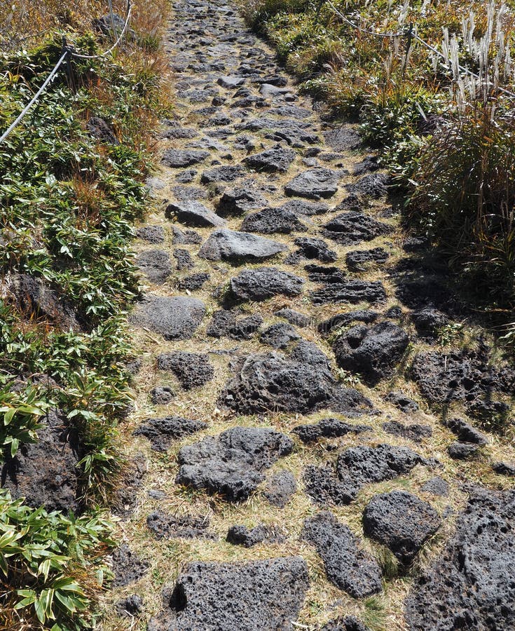Rocky walkway stock image. Image of mount, journey, arona - 67659433