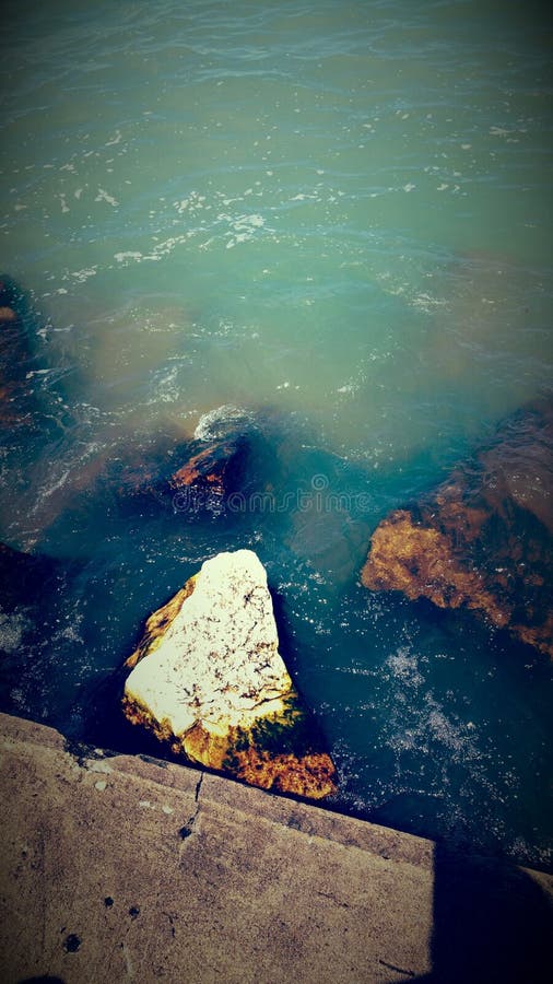 Rocky water stock image. Image of rocks, michigan, water - 91613717
