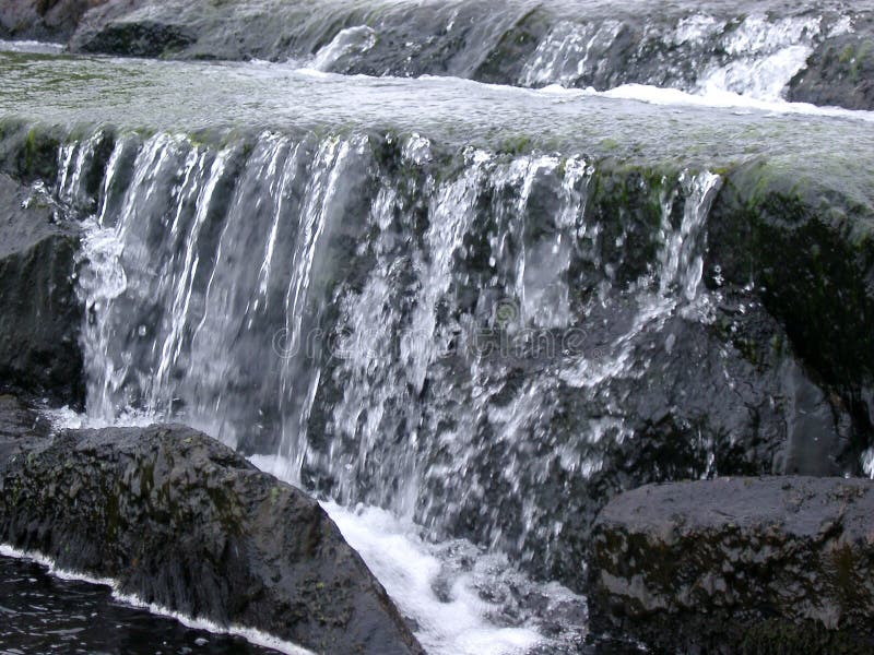 Rocky waterfall stock image. Image of resource, falls - 250207155