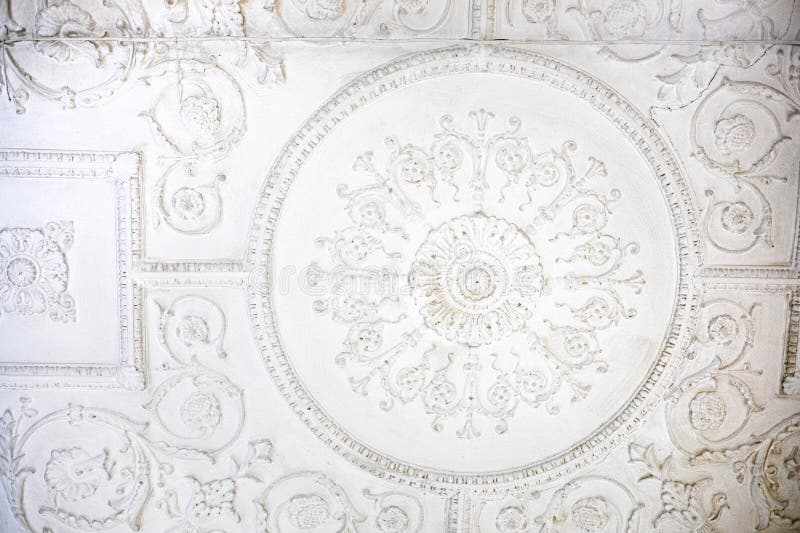 Rococo and Baroque Relief on the Ceiling Stock Photo - Image of fresco ...