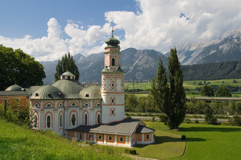 Rococo church in Austria stock photo. Image of sankt - 23615932