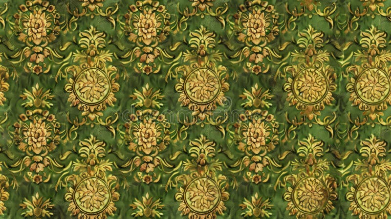 A Rococo Pattern Adorning the Ornate Ceiling of a Historic Ballroom ...