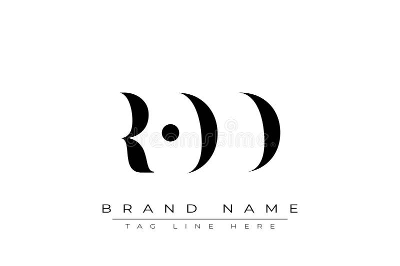 ROD Abstract Letter Logo Design Stock Vector - Illustration of brand ...