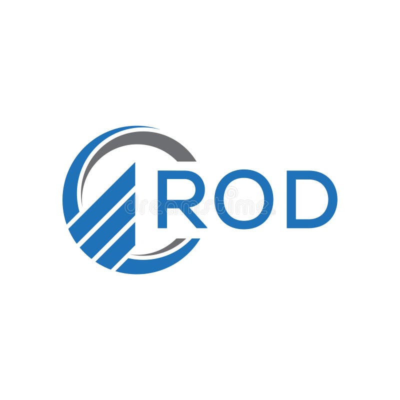 ROD Abstract Technology Logo Design on White Background. ROD Creative ...