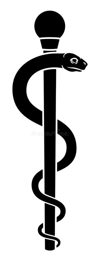Rod of Asclepius Aesculapius Medical Symbol Stock Vector - Illustration ... Rod of Asclepius Aesculapius Medical Symbol Stock Vector - Illustration ...