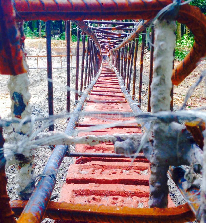 Rod Cage for Construction stock image. Image of work - 198649211