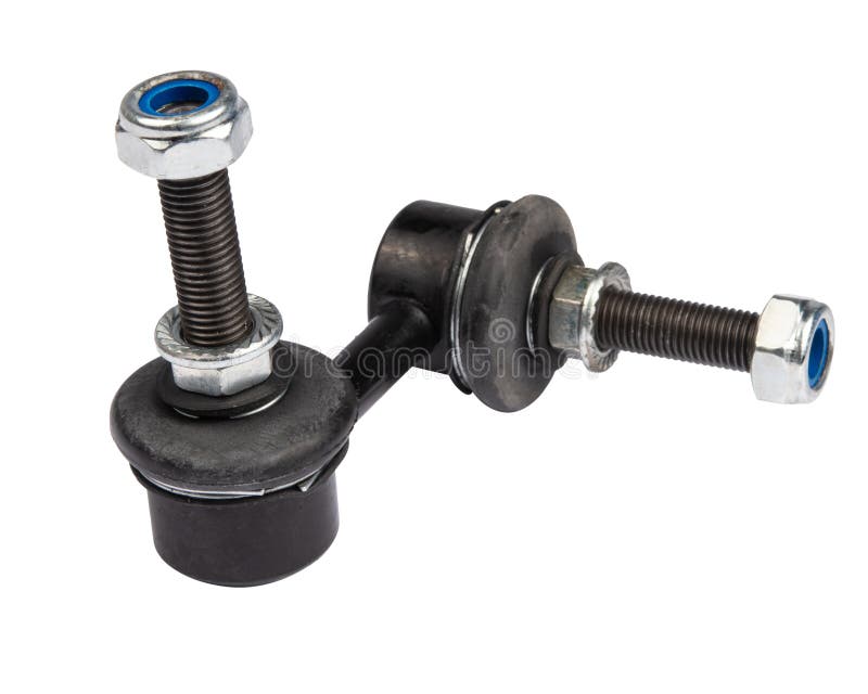 Rod Connecting Stabilizer Link Rod, Car Spare Part Isolated on White ...