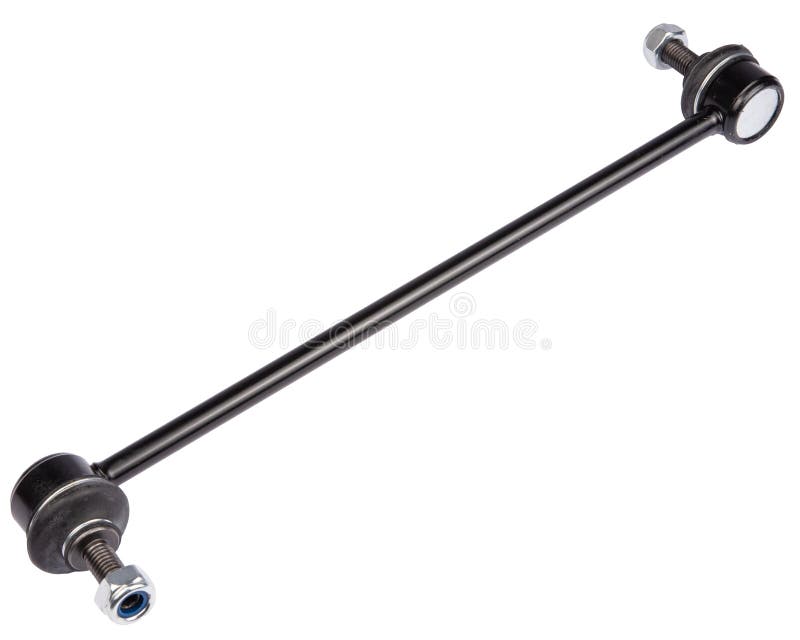 Rod Connecting Stabilizer Link Rod, Car Spare Part Isolated on White ...