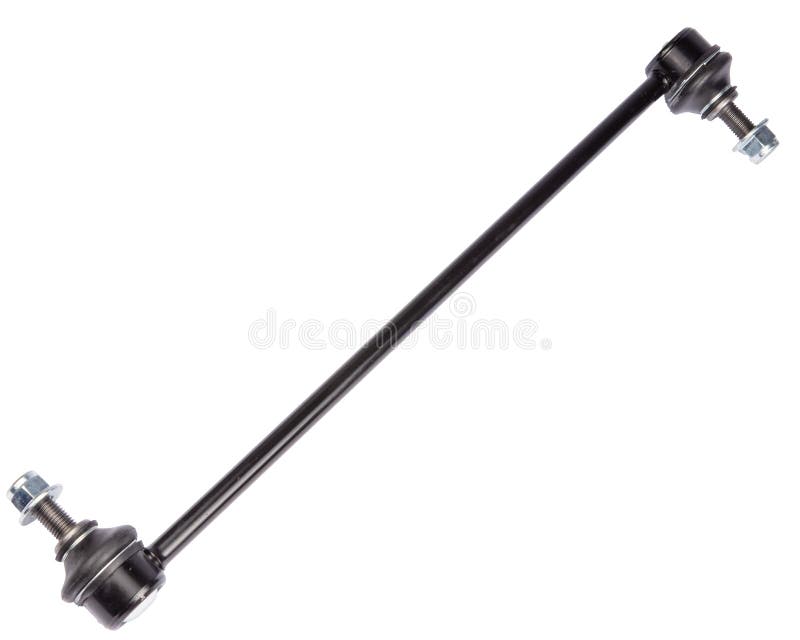 Rod Connecting Stabilizer Link Rod, Car Spare Part Isolated on White ...
