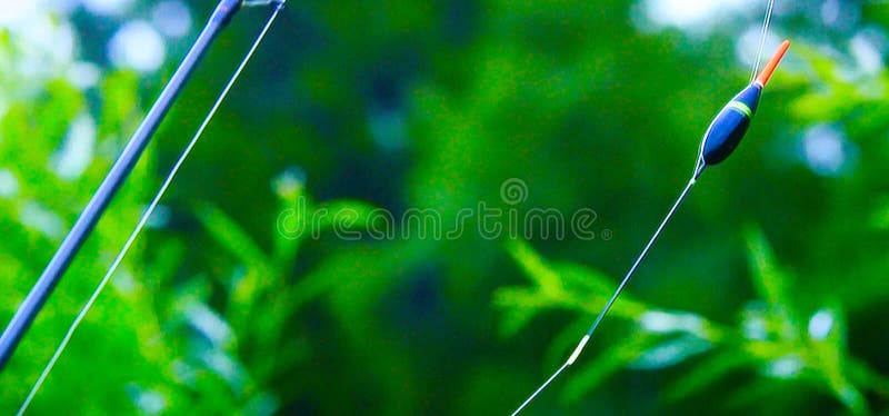 The Rod and Float Ready for Casting Stock Image - Image of float ...