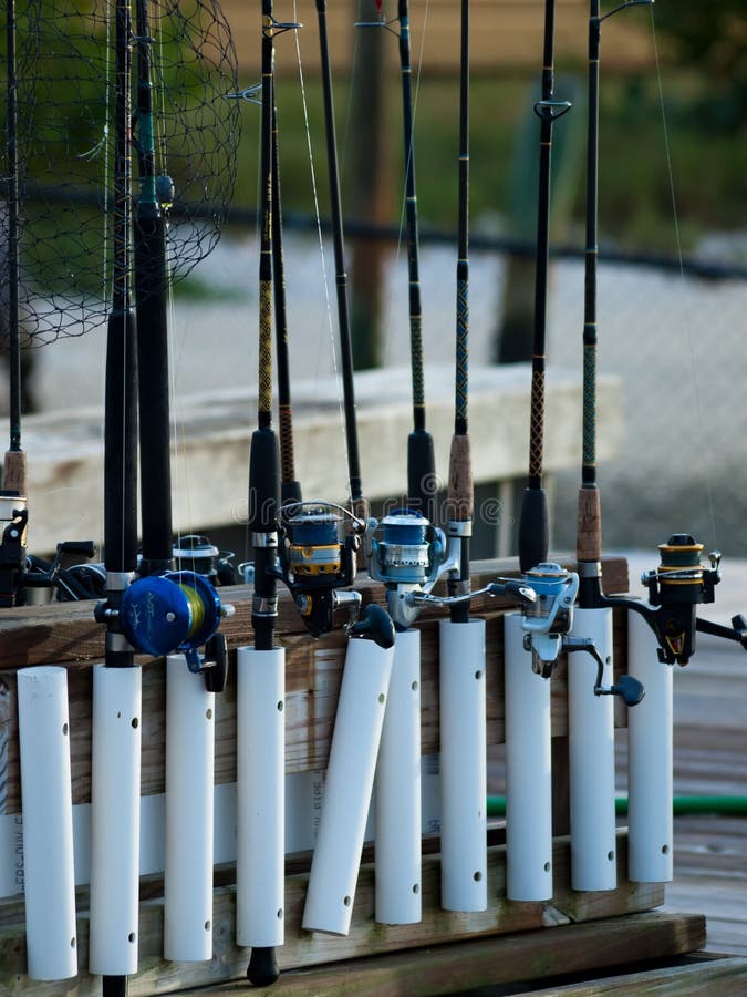 Rod holders editorial photography. Image of nature, holder - 283634257